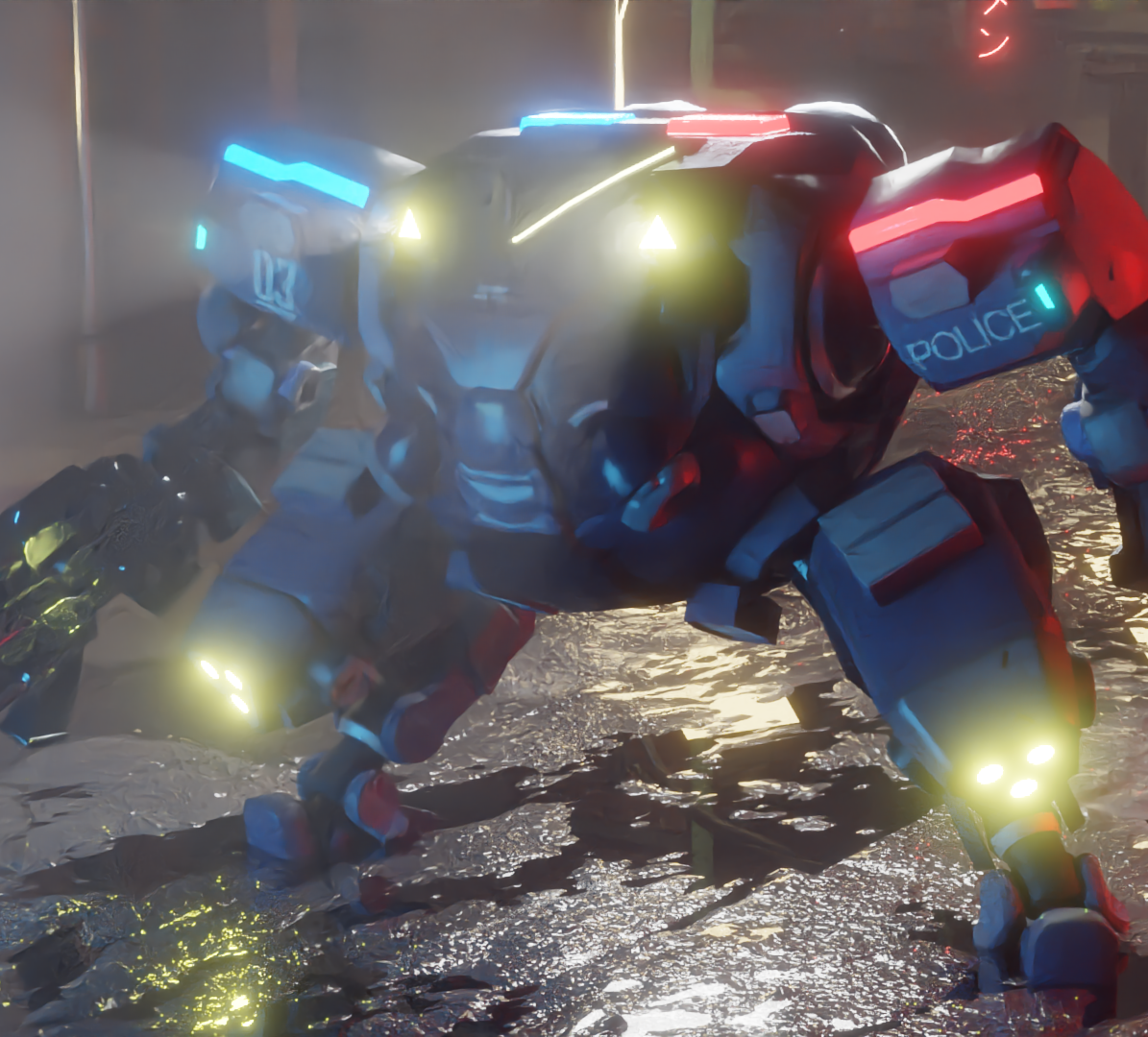 XEM-2r1 Police Mech Suit - The Portfolio of Zachary A. Kolman